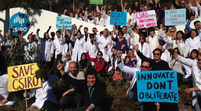 Scientists’ unions march for secure jobs - News - News & Events - CSIRO ...