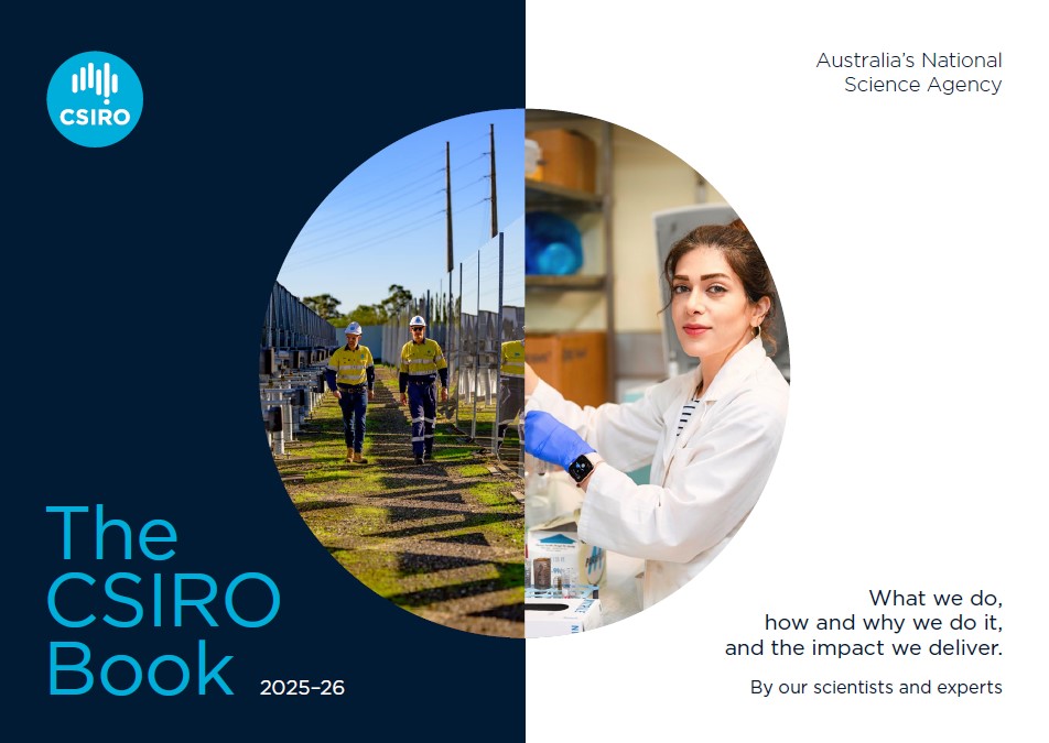 CSIRO clarifies priorities and output with publication of research book ...